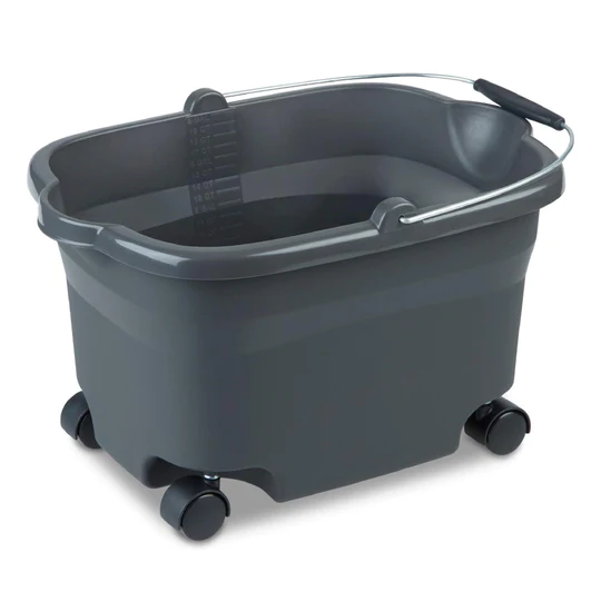 Sterlite Wheeled Mop Bucket 20 Quart Gray 1 Each 764-11273VO4ED | M&C ...