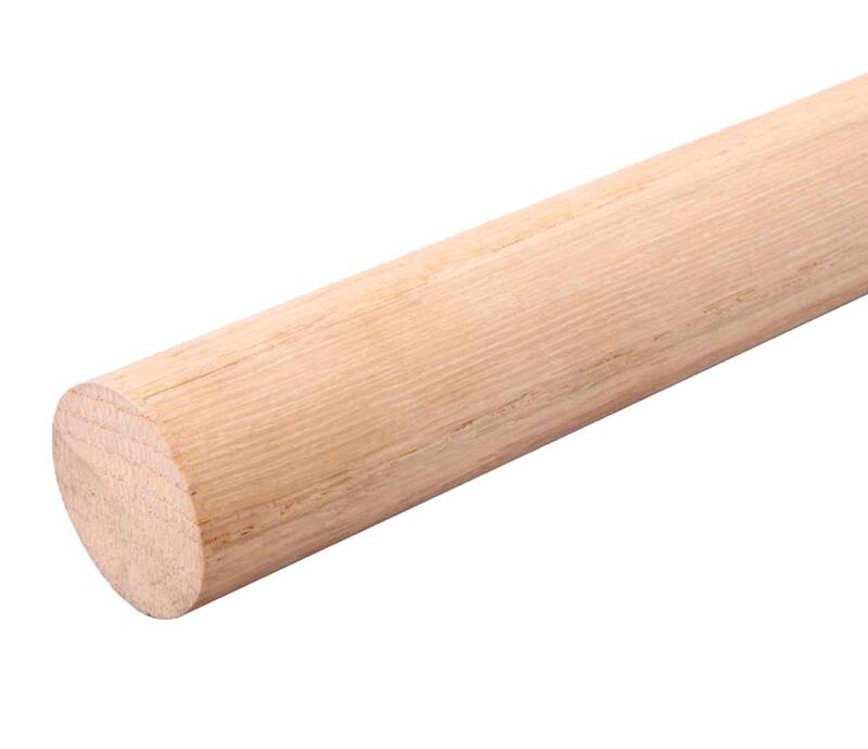 Closet Rod 8 Inch Oak 1 Each 0015-80K | M&C Home Depot