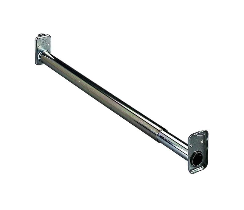 National Adjustable Closet Rod 72-120 Inch Chrome 1 Each S840298 | M&C ...