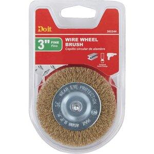 Do It Best Drill Mounted Wire Wheel 3 Inch 1 Each 322041DB | M&C Home Depot