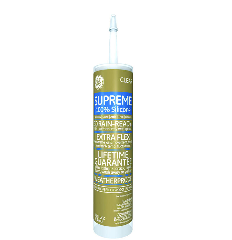 General Electric Paintable Silicone Surpreme 10.1 Ounce Clear 1 Each ...