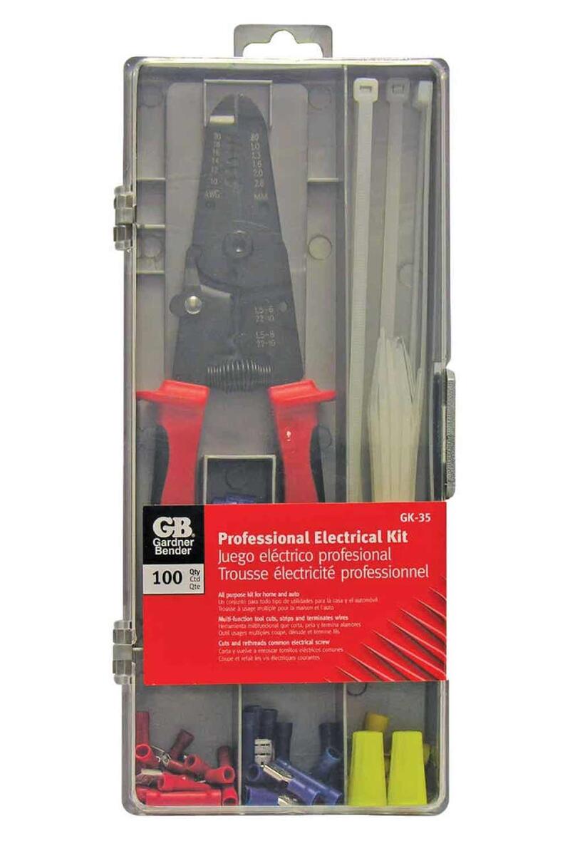 Gb Electrical Wire Terminal Kit W/Tool 10-20Awg 1 Each GK-35 | M&C Home ...