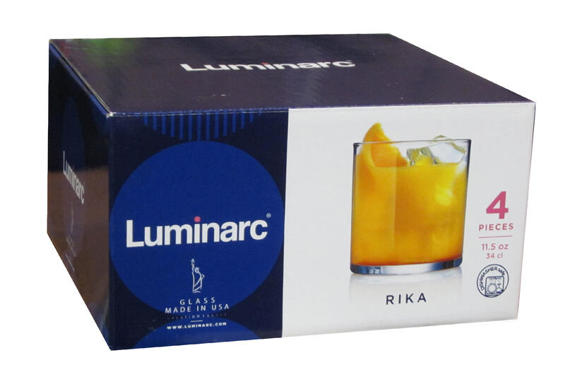 Luminarc Rika Cooler On The Rocks Glass 11.75oz 1 Set N2482 | M&C Home Depot