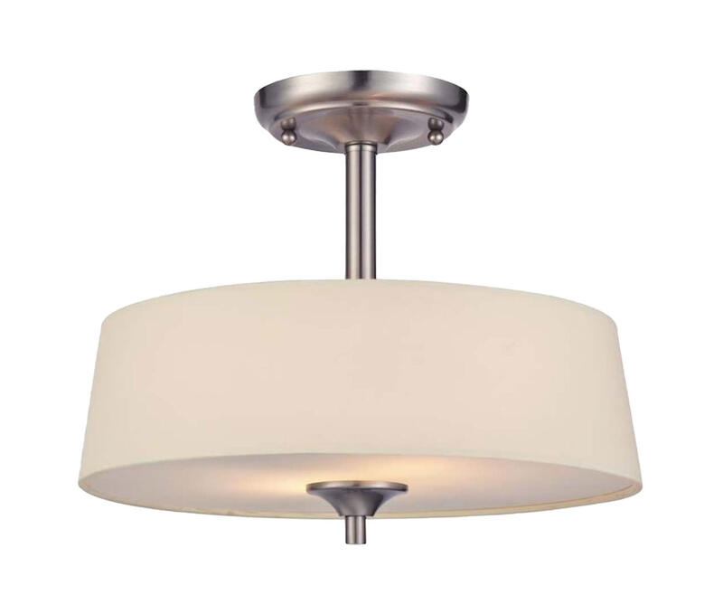 Westinghouse Ceiling Light Fixture 2 Light Brushed Nickel 1 Each 62257 ...