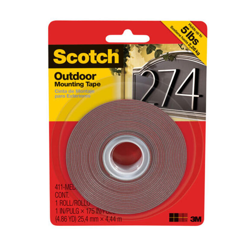 Scotch Mounting Tape 1x175 Inch 1 Roll 411H-MED-DC | M&C Home Depot