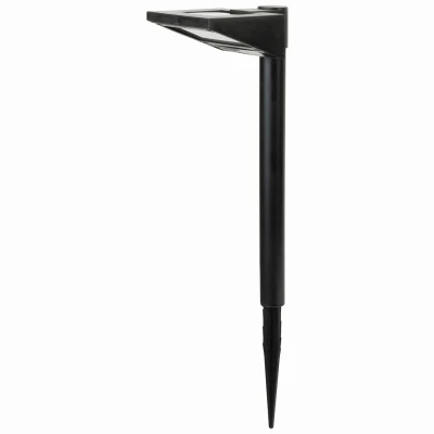 DOME STAKE SOLAR LIGHT BLK | M&C Home Depot