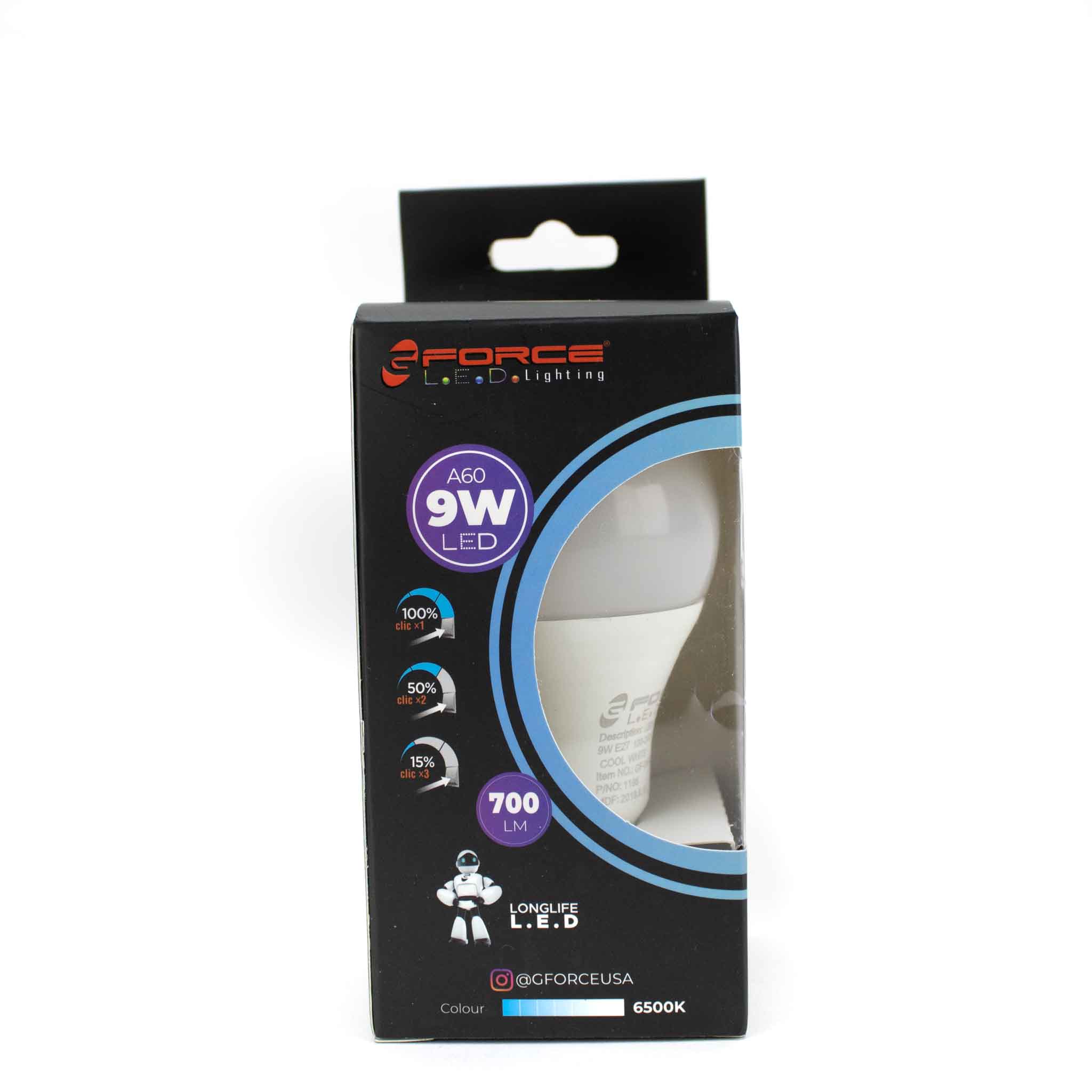 Lamparama Bulb LED Dimmable A60 E27 9W 1 Each GF-9WA60-E27-CWD | M&C ...