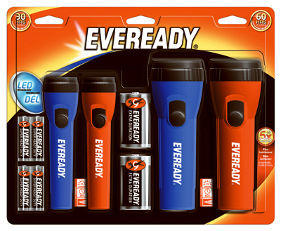 Energizer Flashlight LED 4 Pack EVN5511S | M&C Home Depot