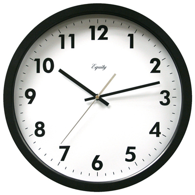 EQUITY COMMERCIAL WALL CLOCK | M&C Home Depot
