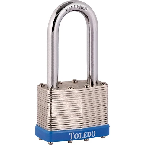 Toledo Long Shackled Laminated Padlock 50mm 1 Each T-L50L | M&C Home Depot