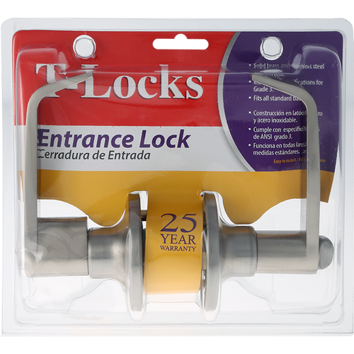 Toledo T Lock Exterior Leverset 1 Each T-T431US32D | M&C Home Depot