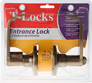 Toledo T Lock Exterior Leverset 1 Each T-T431US5 | M&C Home Depot