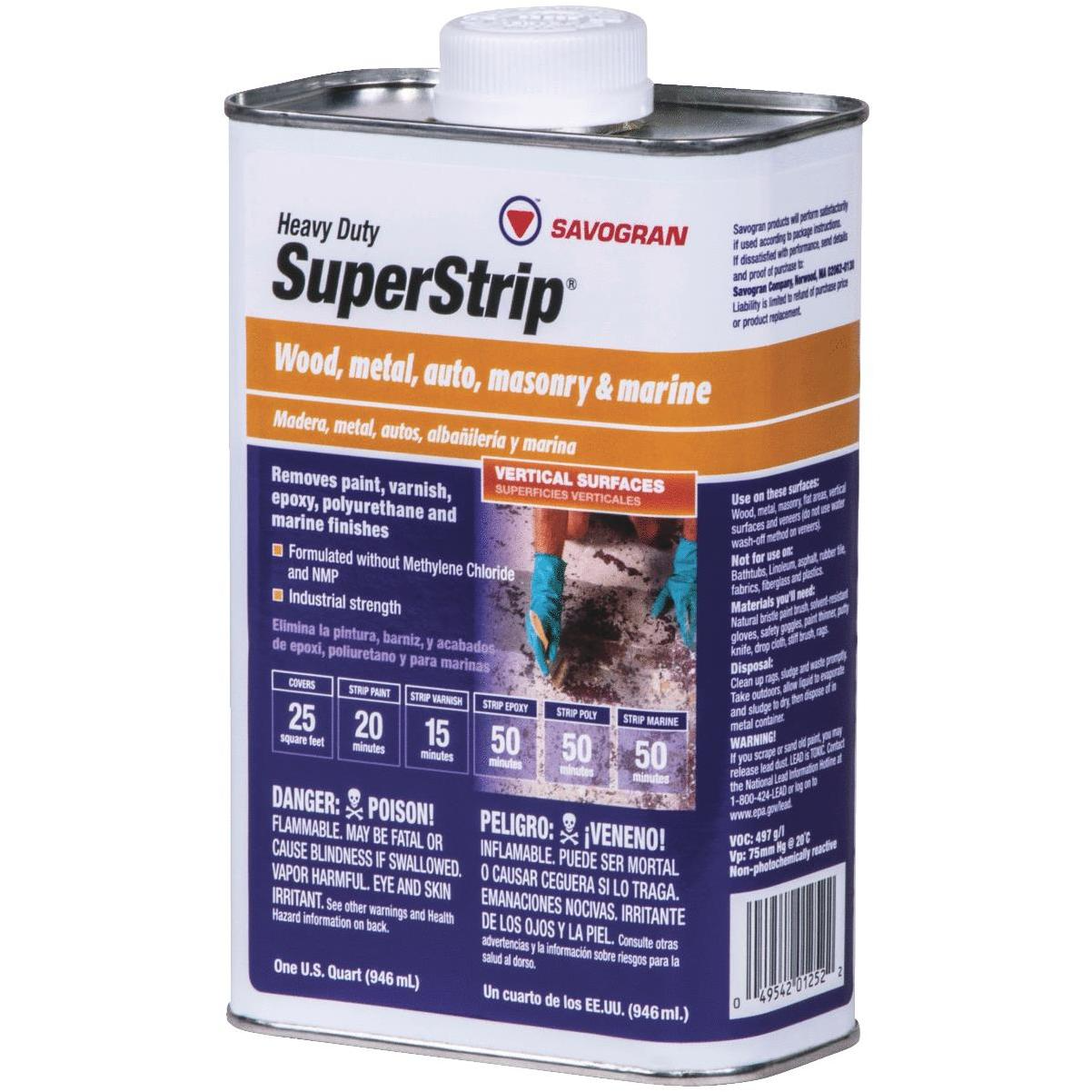 Savogran Superstrip Paint And Varnish Remover 1 Quart 1 Each 01132 ...