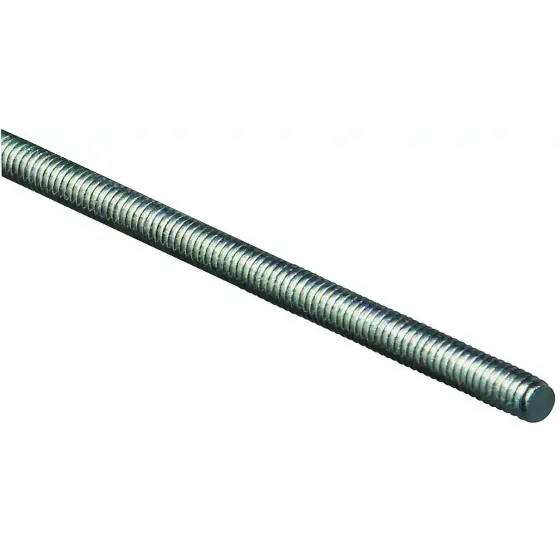 Hillman Steelworks Threaded Steel Rod 1/4 Inch-20x3 Foot Zinc 1 Each ...