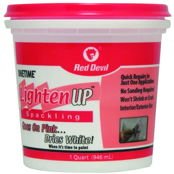 Red Devil Lighten Up Spackling 1 Quart 1 Each 574 | M&C Home Depot
