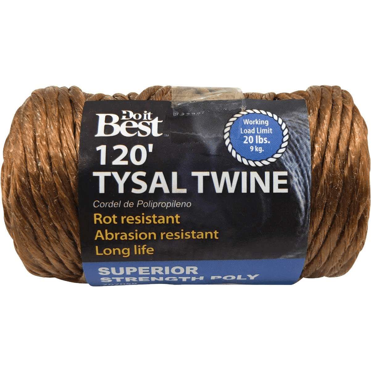 TYSAL TWINE BRN 5/64X120'' M/D | M&C Home Depot