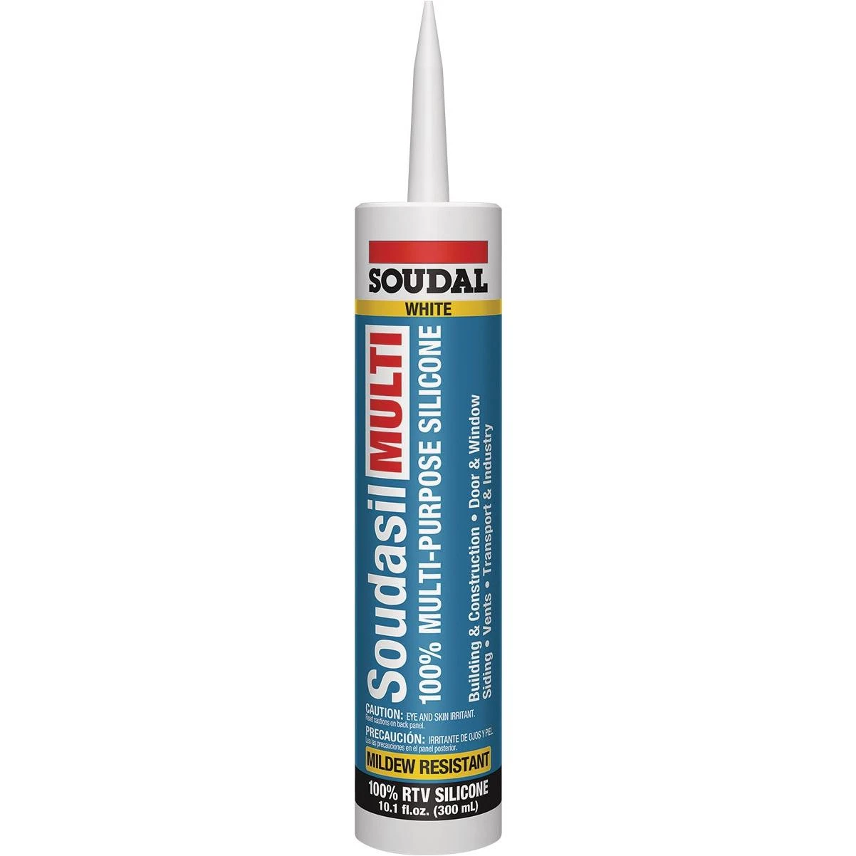 MULTI PUR SILICONE CAULK WHT | M&C Home Depot