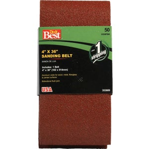 COARSE SANDING BELT 4X36 | M&C Home Depot
