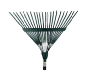 Brown USA Reinforced Tin Rake 1 Each R11000 | M&C Home Depot