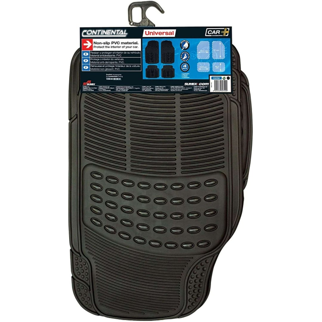 PVC CAR MATS SWISS DRIVE BLK | M&C Home Depot