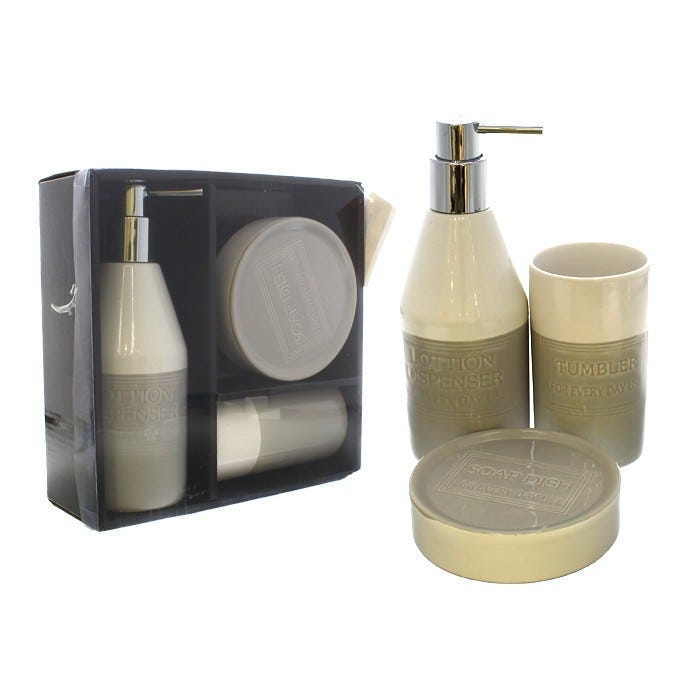 BATHROOM SET ASST | M&C Home Depot