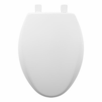TOILET SEAT WHT ELONG | M&C Home Depot