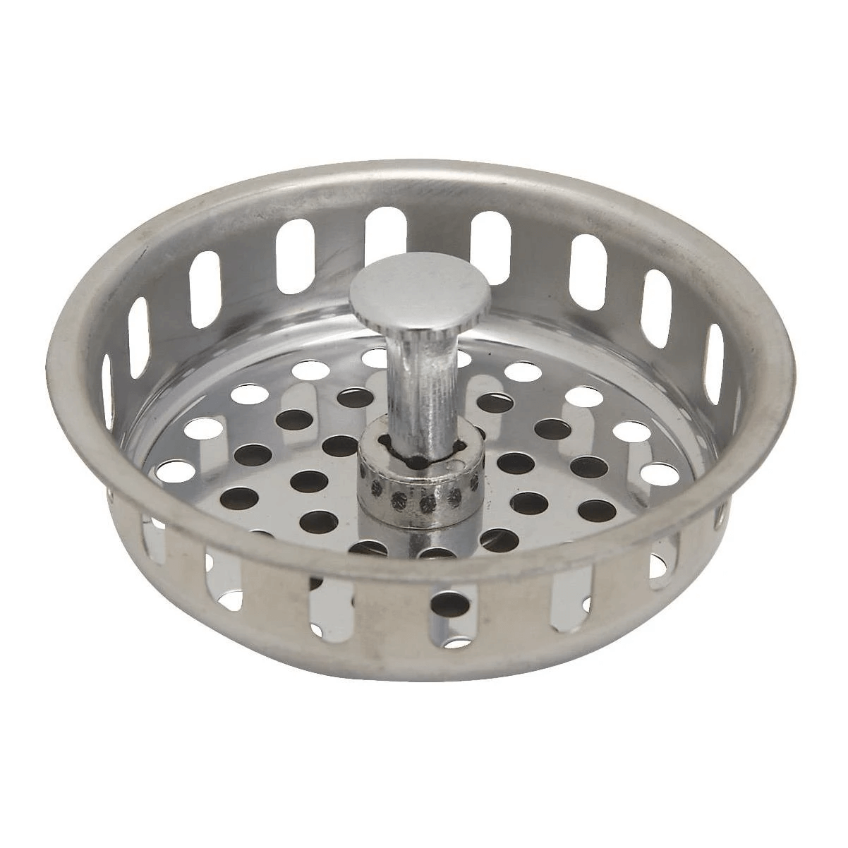 DIB Adj Basket Strainer Stopper 3-1/2 In SS 1 Each K22025 | M&C Home Depot