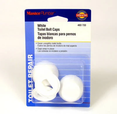 TOILET BOLT CAP WHT MP M/D | M&C Home Depot