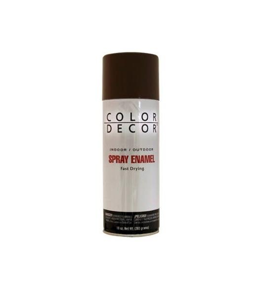Color Decor Brown Enamel Spray Paint 10oz Brown 1 Each CDS7-AER | M&C ...