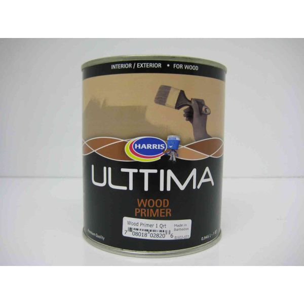 Harris Paints Wood Primer White 1 Quart 11/1001-006-000 | M&C Home Depot