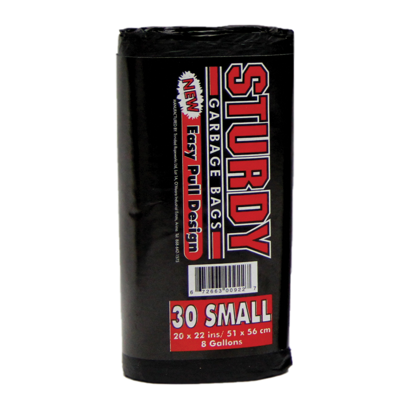 STURDY GARBAGE BAG BLK SMALL | M&C Home Depot
