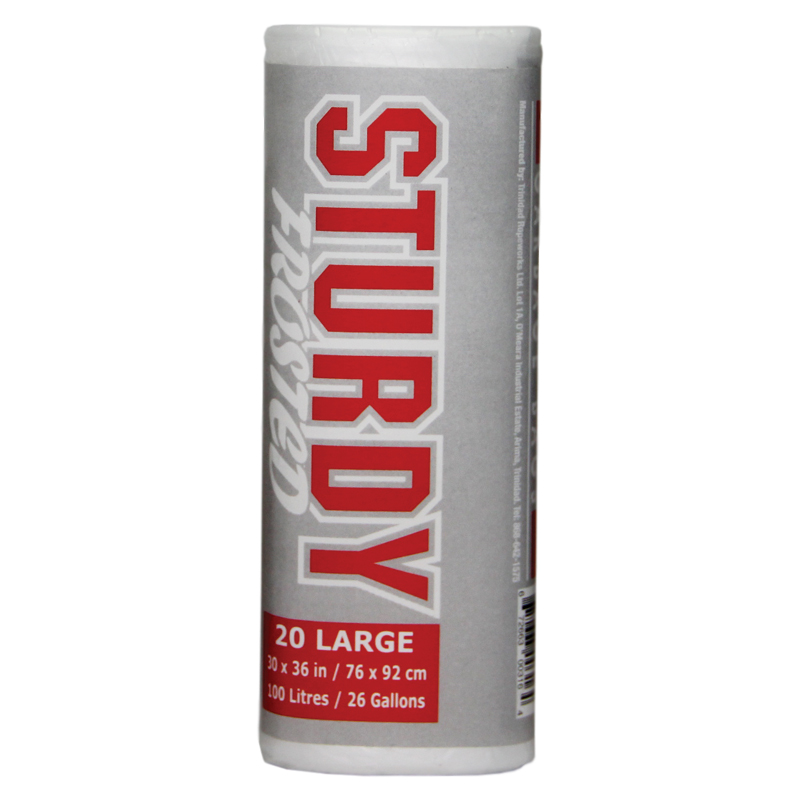 Sturdy Garbage Bag Large Frosted 1 Each 30100696 | M&C Home Depot