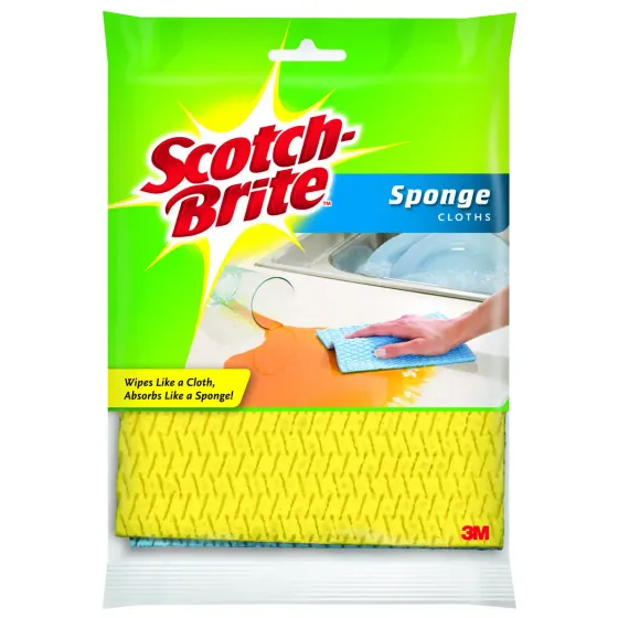 SPONGE CLOTH 2PK M/D | M&C Home Depot
