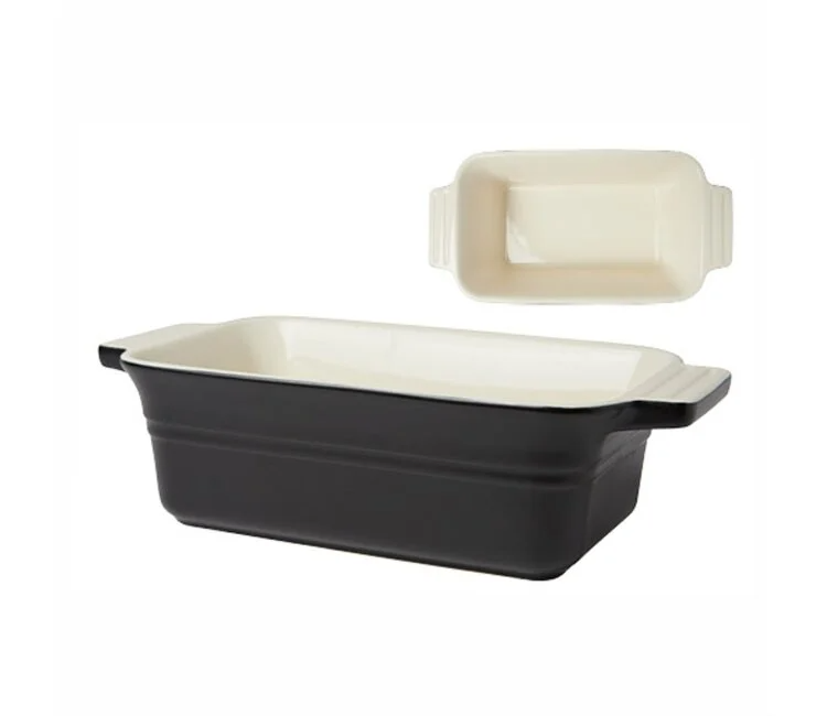 VINTAGE BLACK MATTE RECT LOAF | M&C Home Depot