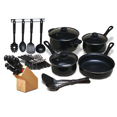 KITCHEN COMBO SET BLK | M&C Home Depot