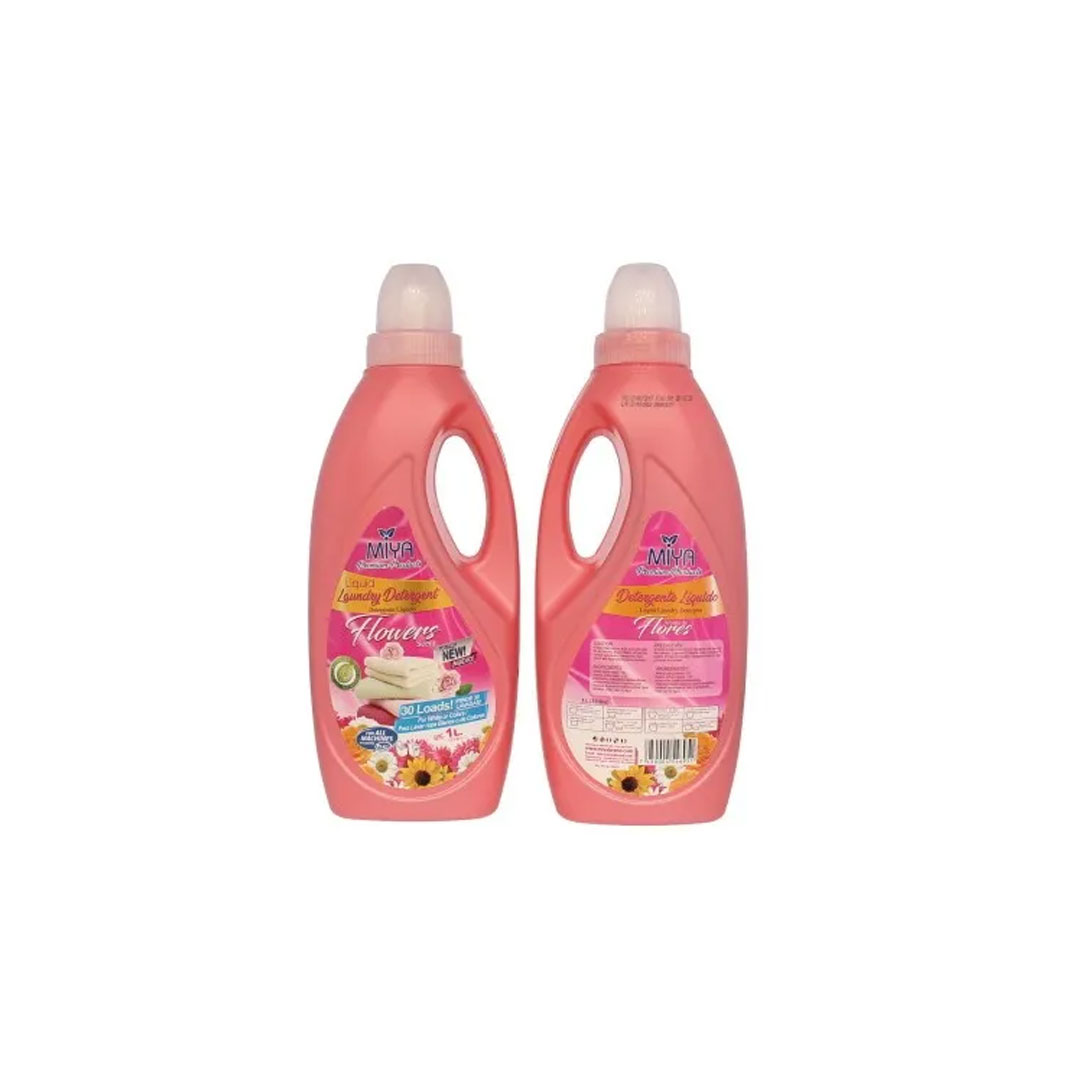 Miya Laundry Detergent 1L Flowers 1 Each 011-46951 | M&C Home Depot