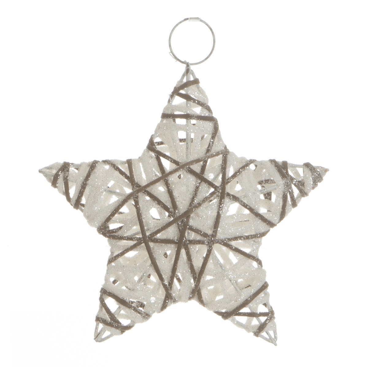 STAR GLITTER MTL RATTAN 16CM | M&C Home Depot