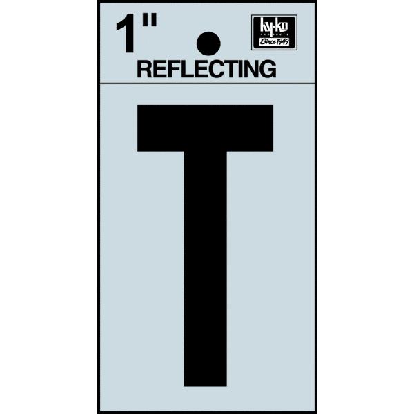 Hy-Ko Reflective Adhesive Letter T 1 Inch 1 Each RV-15/T | M&C Home Depot