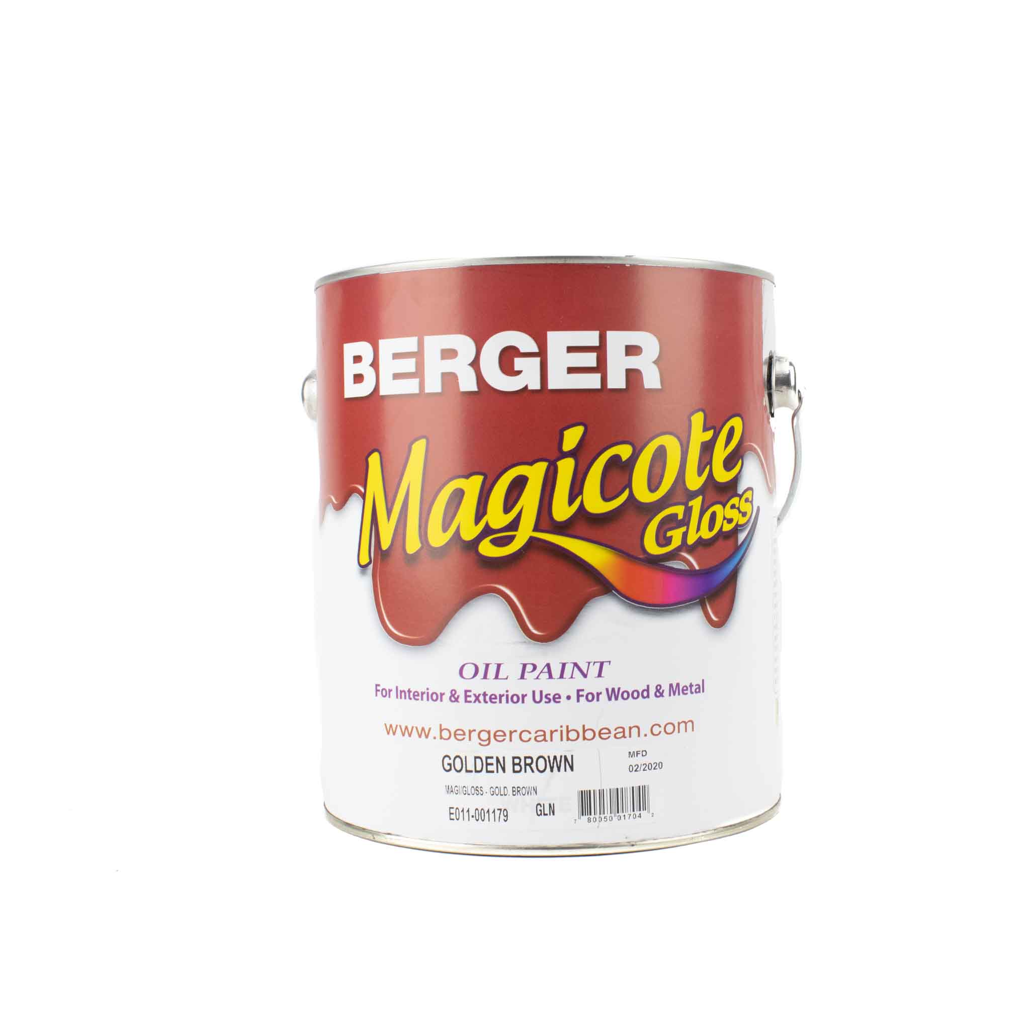 Berger Magicote Gloss Golden Brown 1 Gallon P114360 | M&C Home Depot