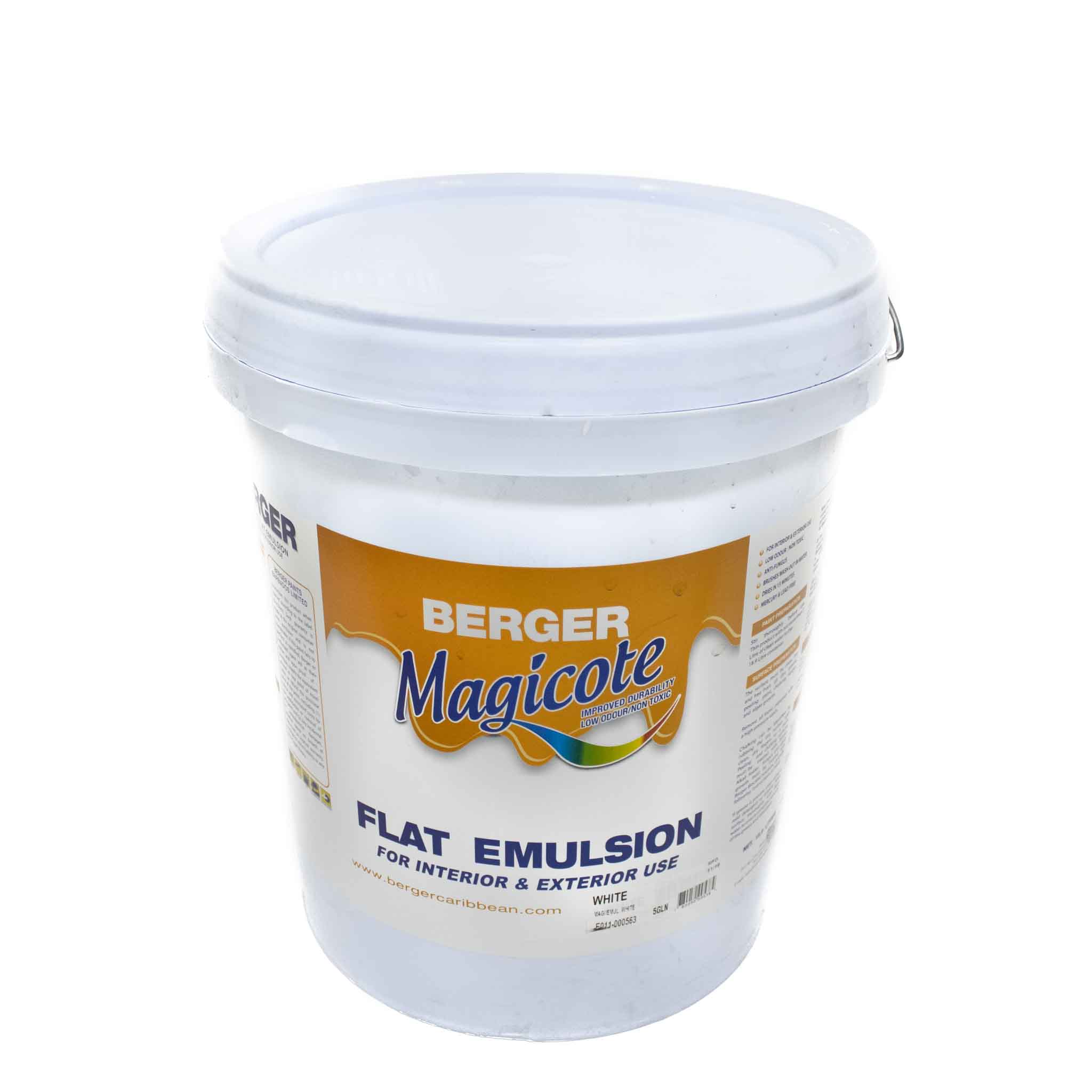 Berger Magicote Emulsion White 1 5gal P114013 | M&C Home Depot