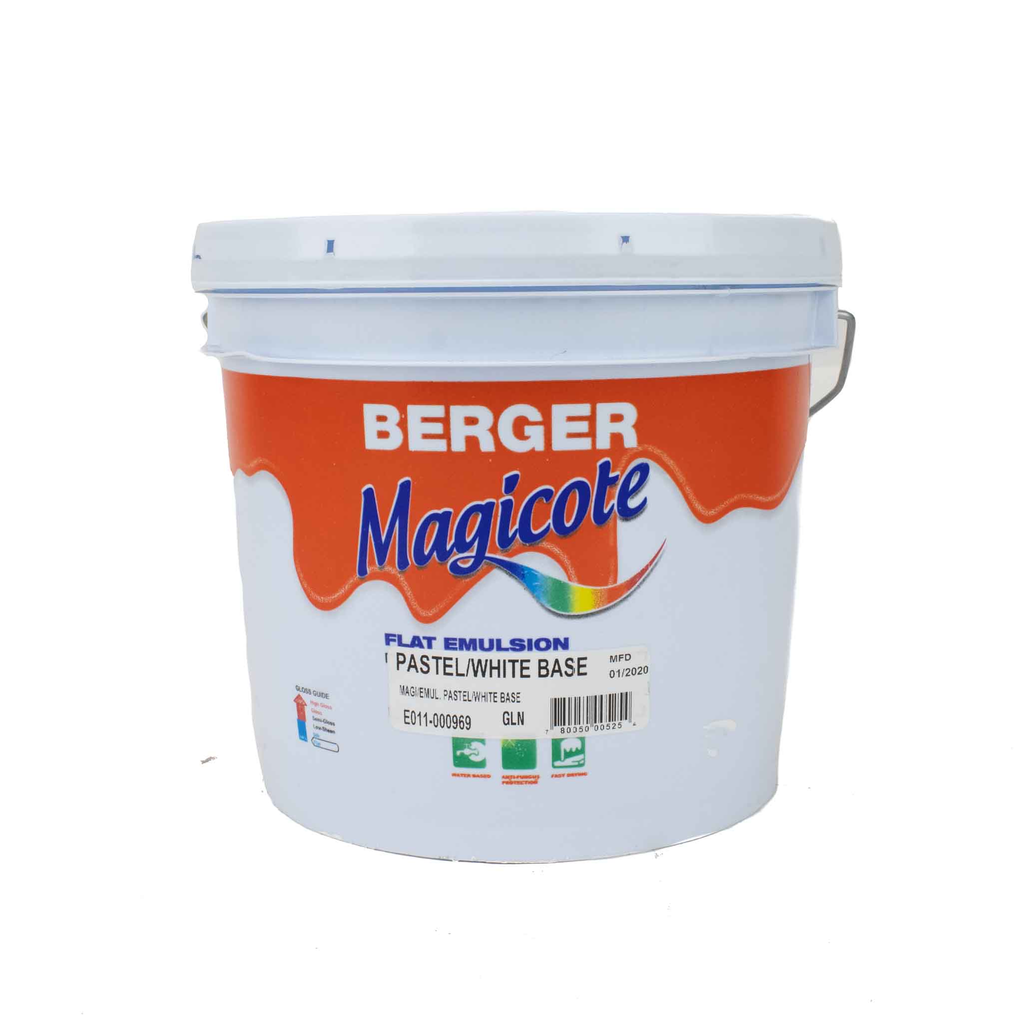 Berger Magicote Emulsion White Base 1 Gallon P114113 | M&C Home Depot