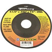 Forney Cut Off Wheel 4-1/2x7/8 Inch 1 Each 71801 | M&C Home Depot