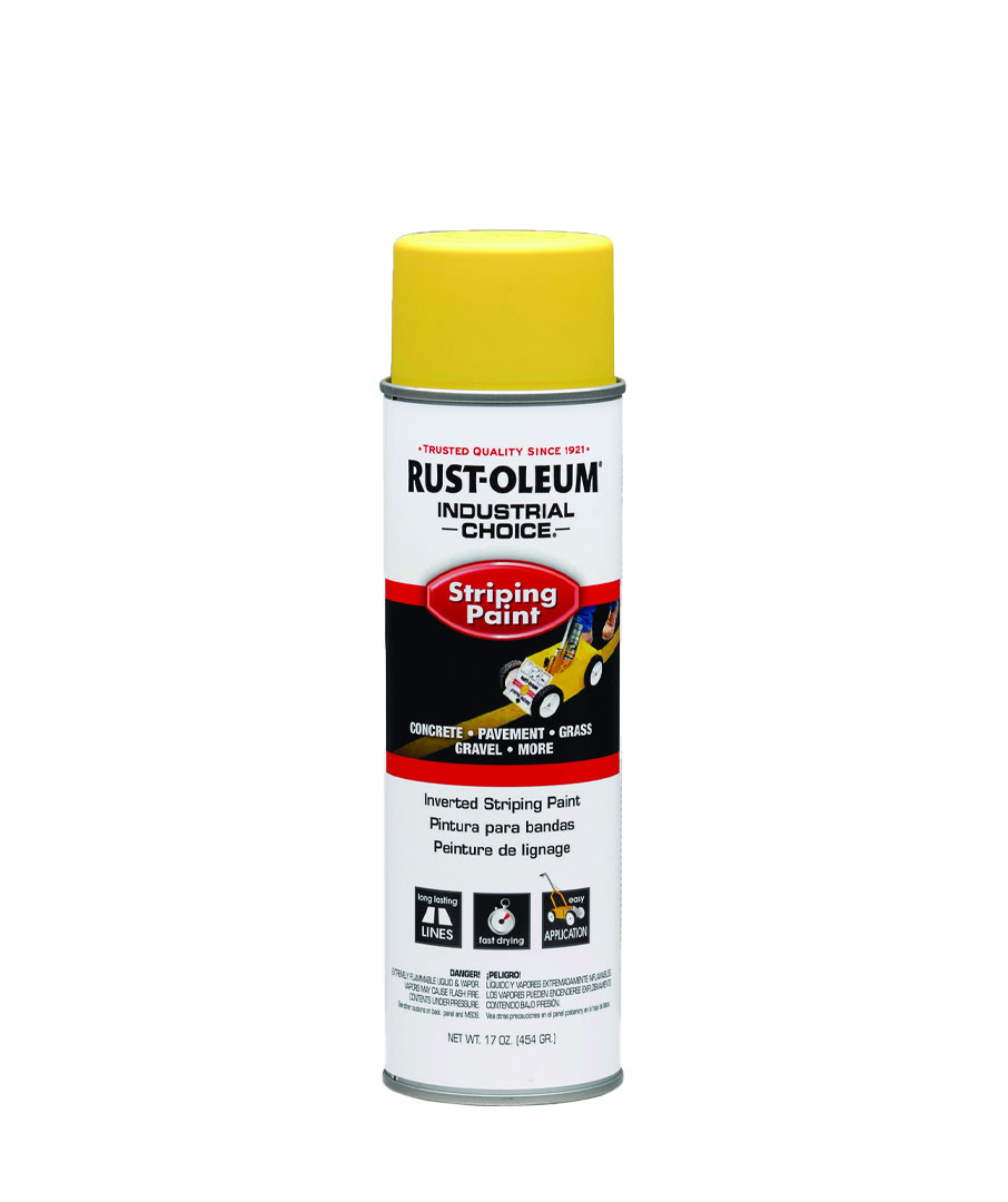 Rust-Oleum Striping Spray Paint 17oz Yellow 1 Each 1648838 | M&C Home Depot