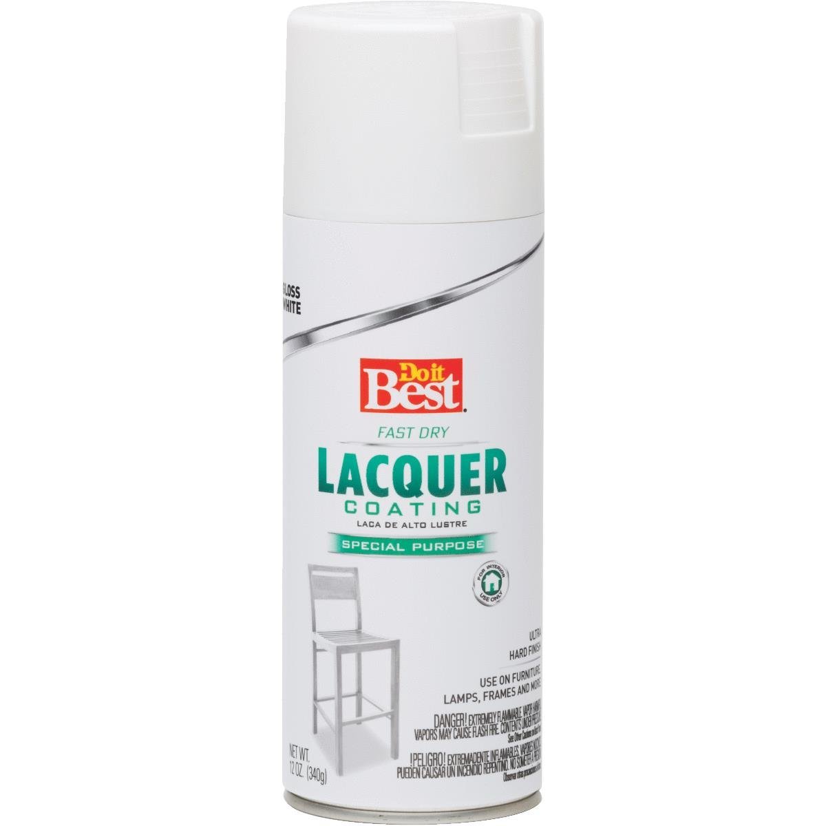 Do It Best High Gloss Lacquer Spray Paint 11oz White 1 Each 203293D | M ...