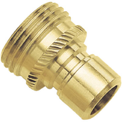 Fiskars Green Thumb Male Connector Brass 1 Each 09QCMGT | M&C Home Depot