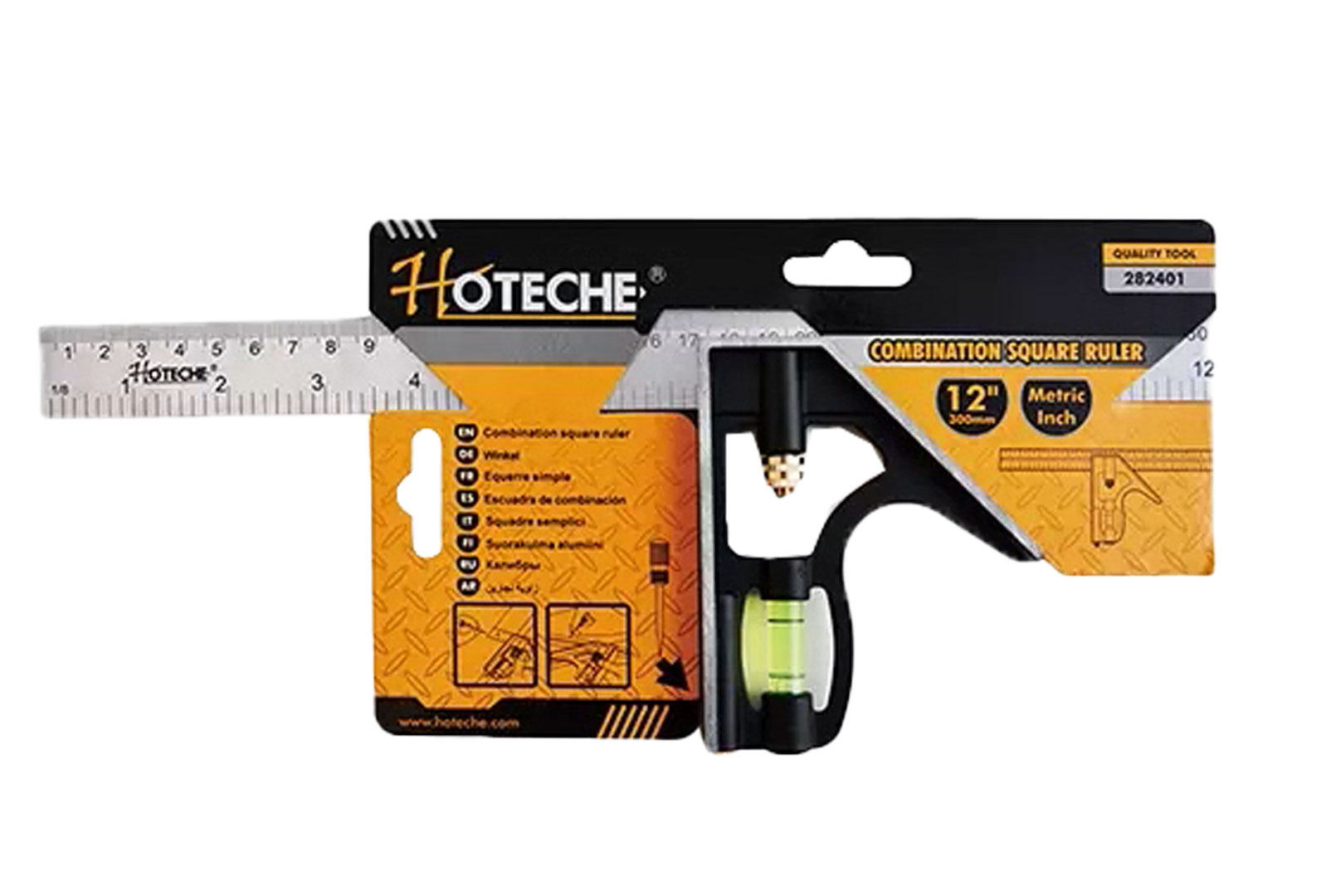 Hoteche Combination Square 12 Inch 1 Each 282401 | M&C Home Depot