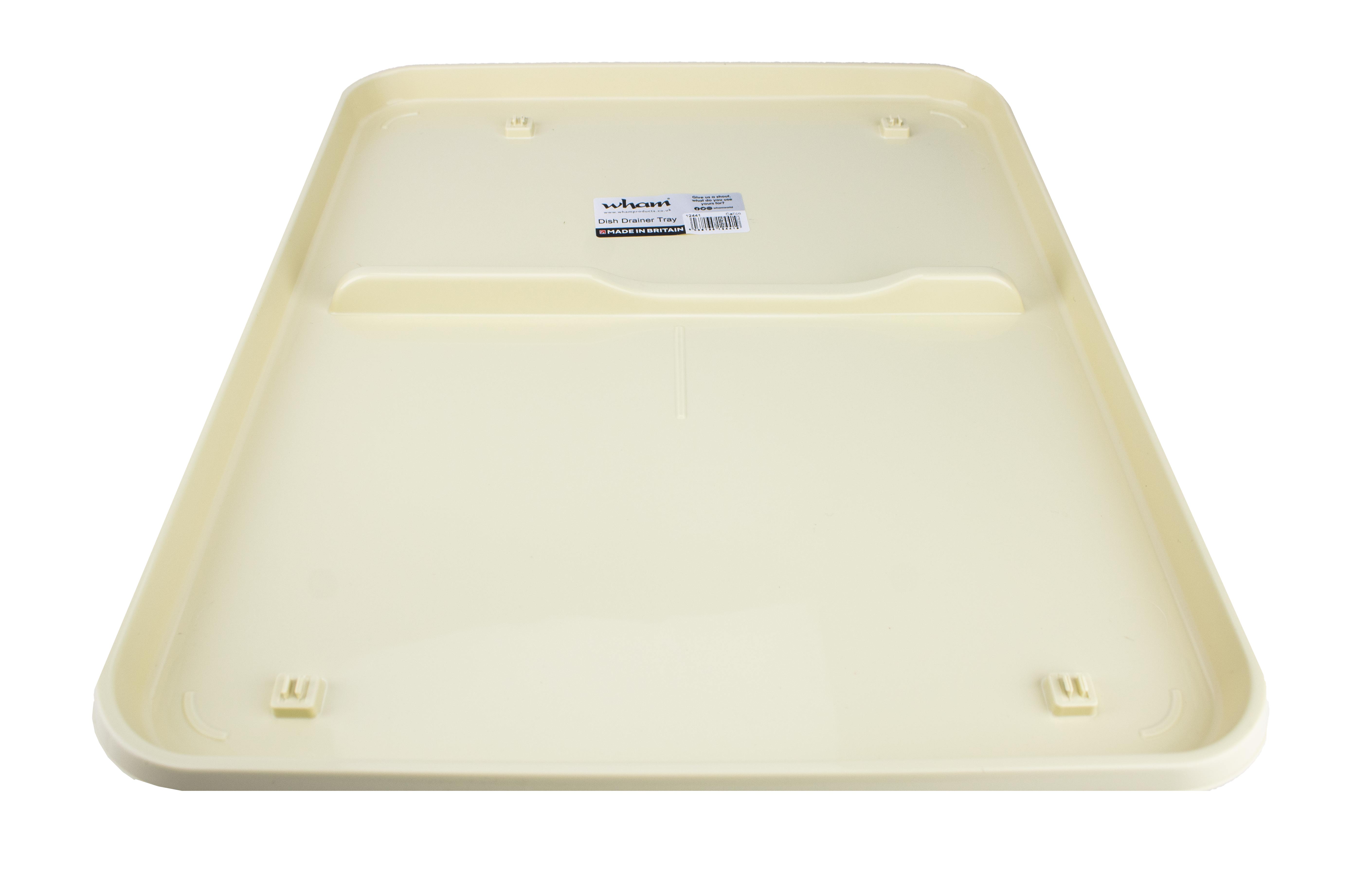 Wham Dish Drainer Tray Cream 1 Each 12441 | M&C Home Depot