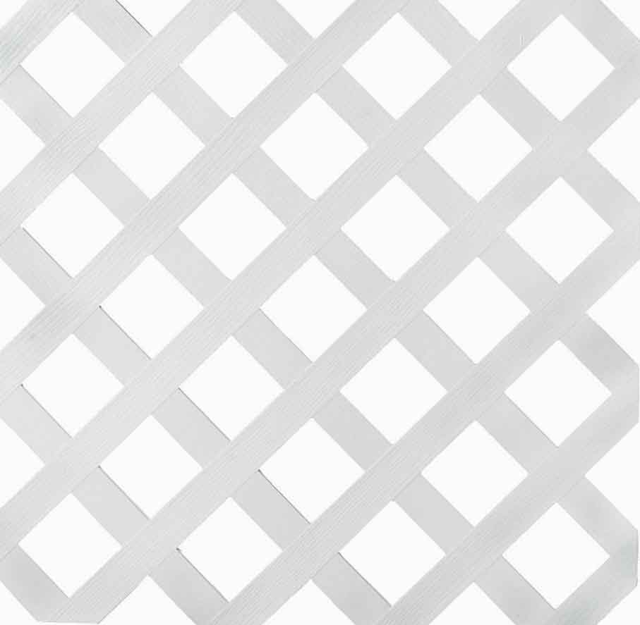 Pvc Lattice Regular 4x8 Feet White 1 Sheet 602346 133040 | M&C Home Depot