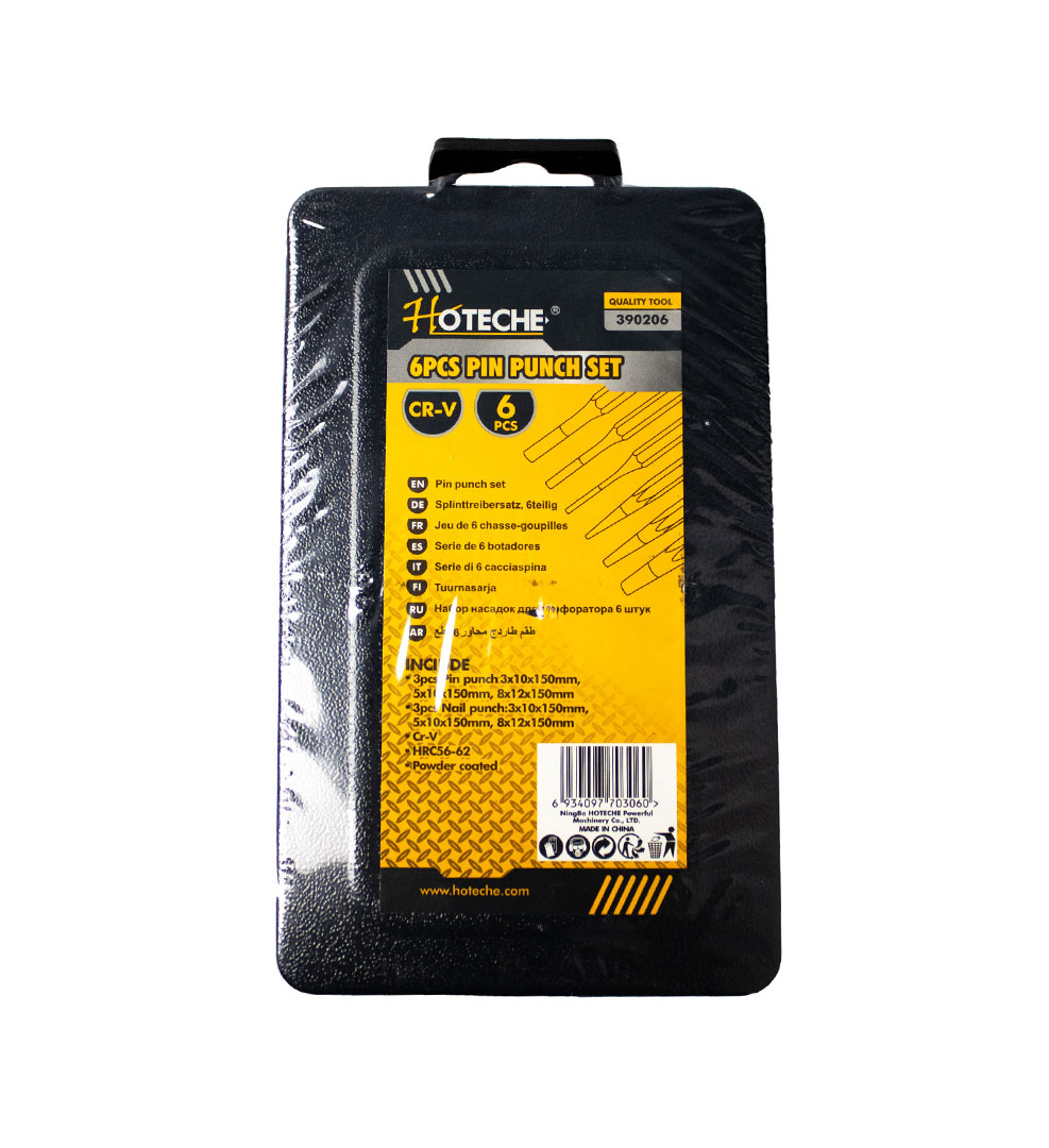 Hoteche Pin Punch 6 Piece 1 Set 390206 | M&C Home Depot