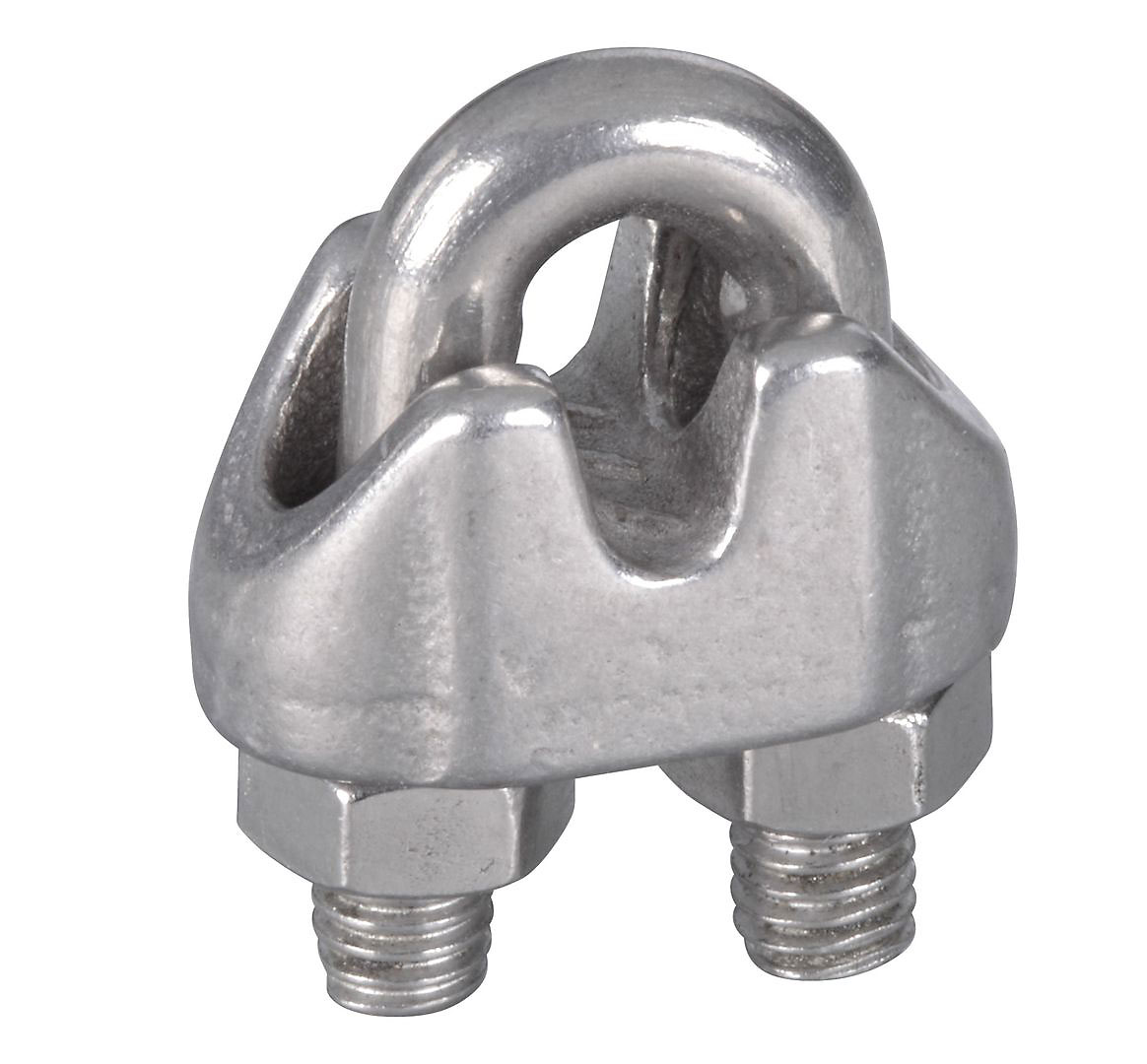 National Wire Cable Clamps 1/8 Inch Stainless Steel 1 Each N348-888 | M ...